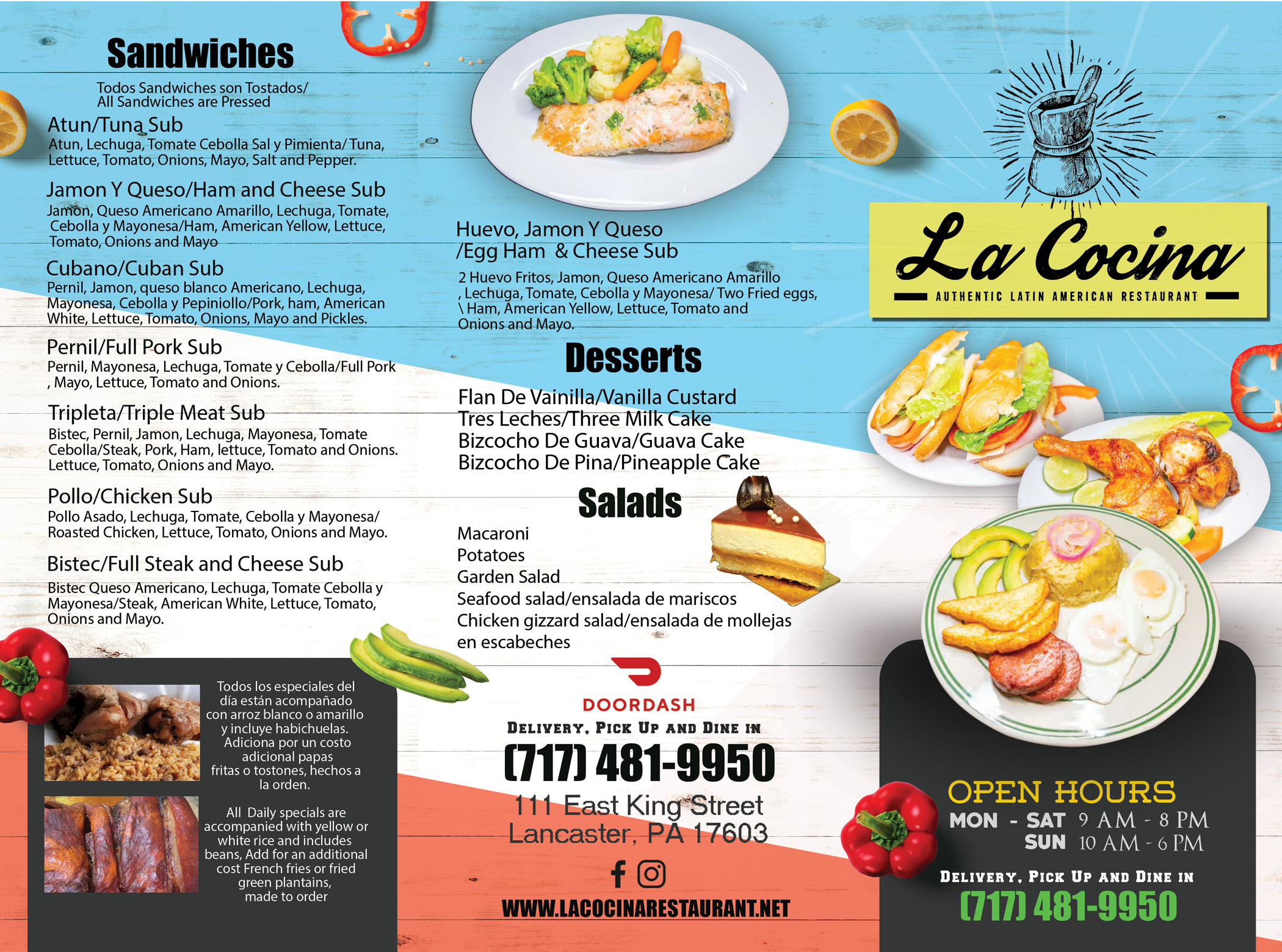 Home - La Cocina Latin/Spanish Food Restaurant